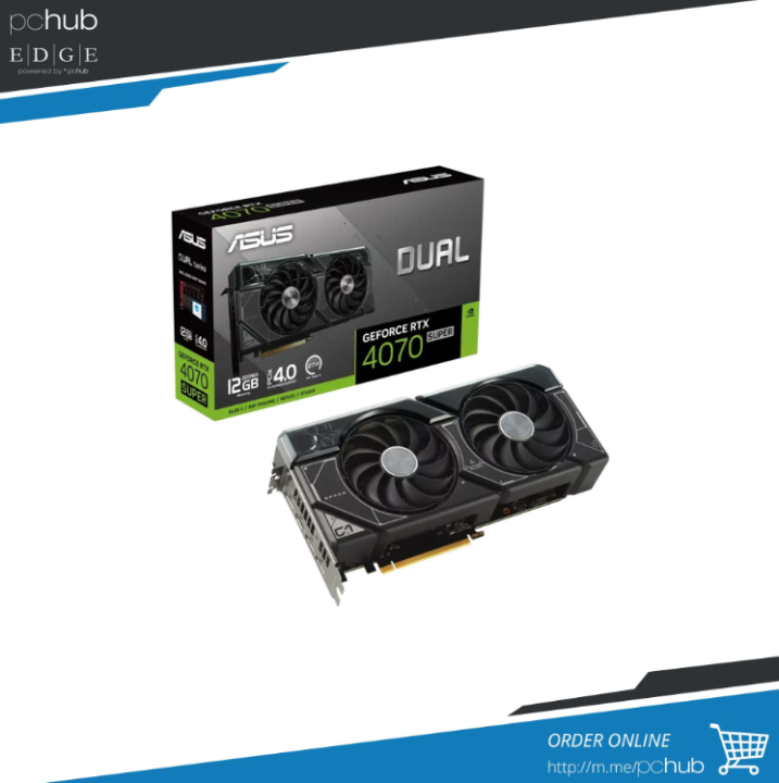 PChub | Asus RTX 4070S SUPER Dual, pn: DUAL-RTX4070S-12G | Lazada PH