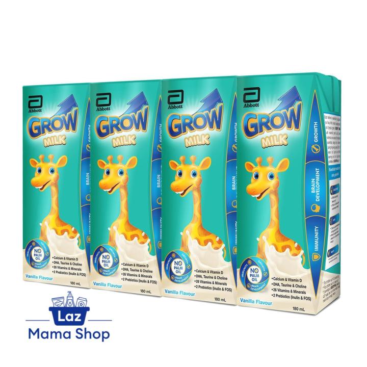 Grow Growing Up Milk for Kids - Ready-To-Drink Vanilla (3 - 12 years ...