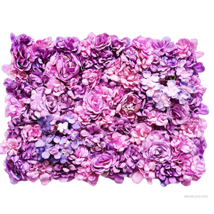Simulation Flower Wall Premium Decorative Flower Panel Handmade Crafts ...