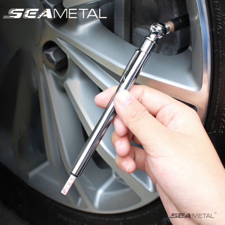 SEAMETAL Tire Air Pressure Gauge Pen Universal Portable Durable Car ...