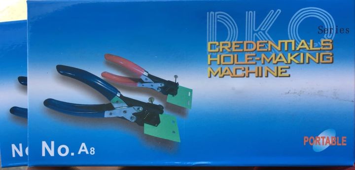 DKQ Credentials Hole Making Machine Brand New, ID Puncher Portable | Lazada