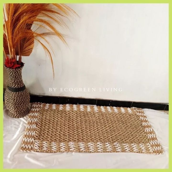 Rug Tikar kotak Seagrass Cucuk 120x60cm | Lazada Indonesia