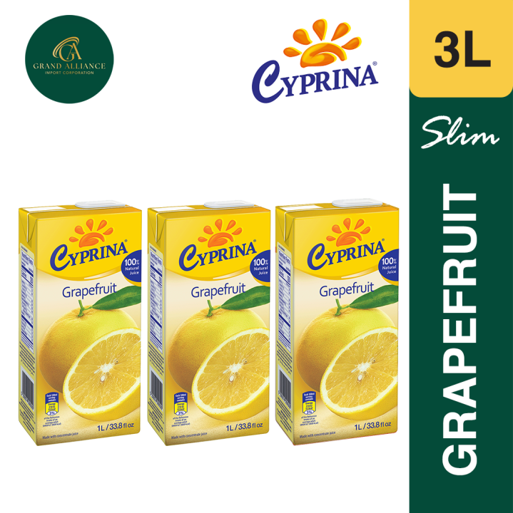 Cyprina Grapefruit 100% Natural Juice Slim 3 Liters | Lazada PH