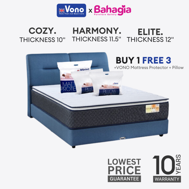 Ask for Offer Vono SunShine Cozy, Harmony, Elite Mattress | Tilam 床垫 ...