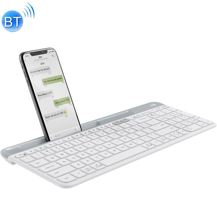 Logitech K580 Dual Modes Thin And Light Multi Device Wireless Keyboard With Phone Holder Lazada Ph