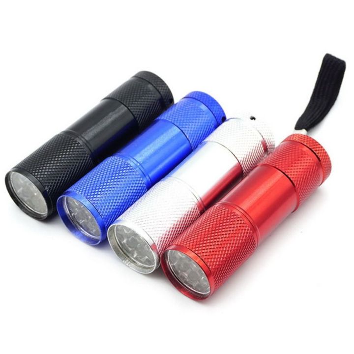 COUCH Portable Battery Power 9 LED Extra Bright Pocket Size Light Lamp ...