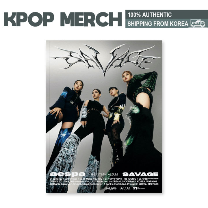 aespa - 1st mini album [ Savage ] Hallucination Quest ver. (PhotoBook Ver.) + No Poster | Lazada