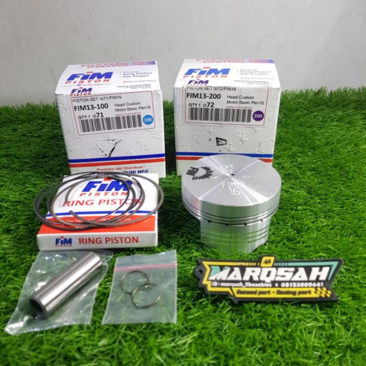 Piston Fim13 Piston Fim13 70 71 72 Pin 16 Head Custom Piston Scorpio ...