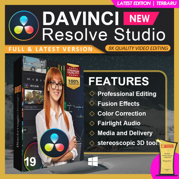 DaVinci Resolve Studio 19.0 2024 for Windows PC | +Video Guide | Lifetime | Full Version ...
