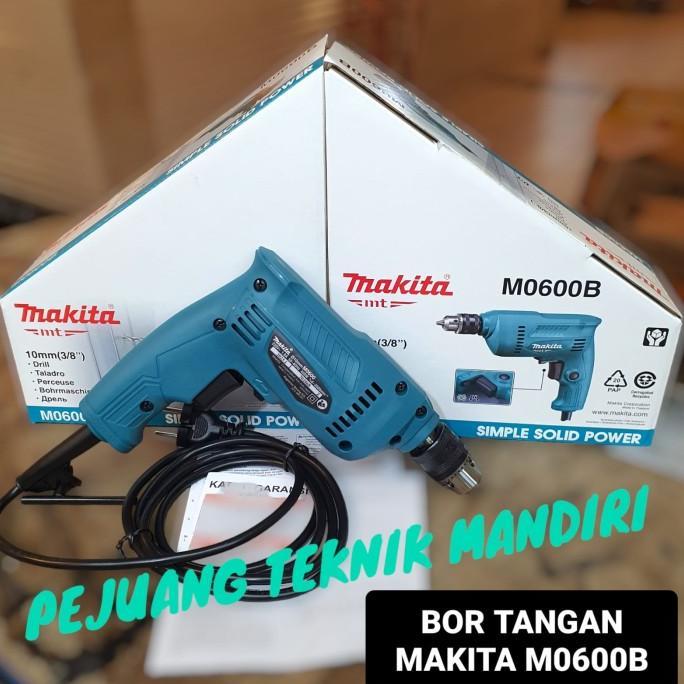 MESIN BOR TANGAN 10MM MAKITA M0600B / BOR TANGAN MAKITA M0600 B ...