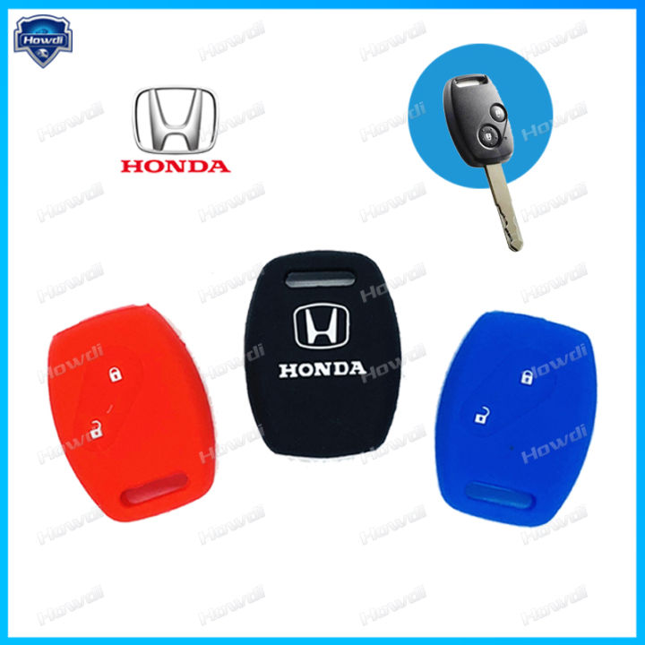 【Ready Stock】Silicone Key Cover For Honda 2 Button CR-V Fit Pilot ...