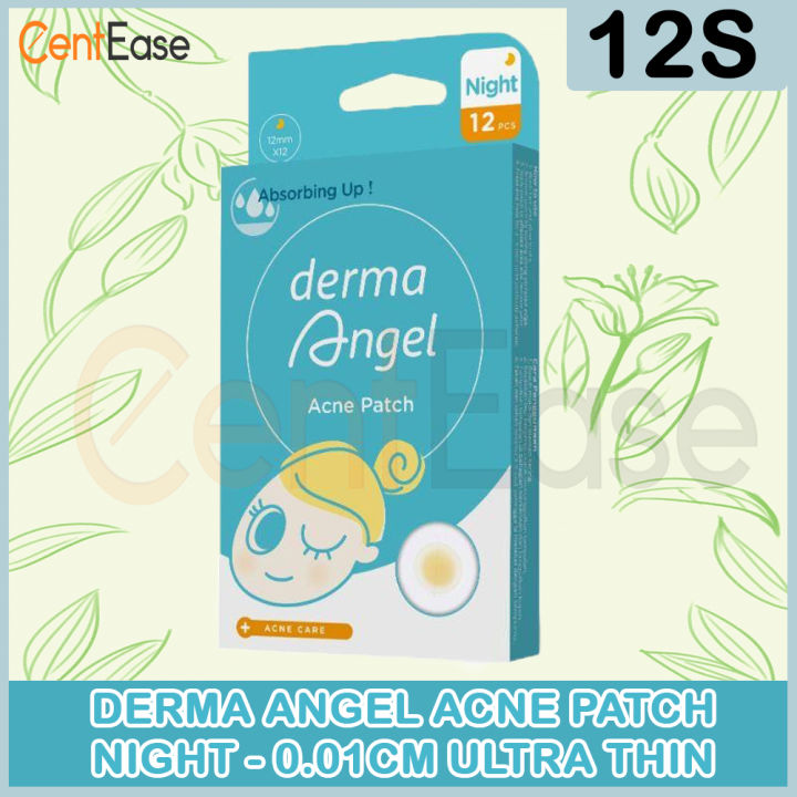 Derma Angel Acne Patch Night 12s (Exp: Mar 2027) - 0.01cm Ultra Thin ...