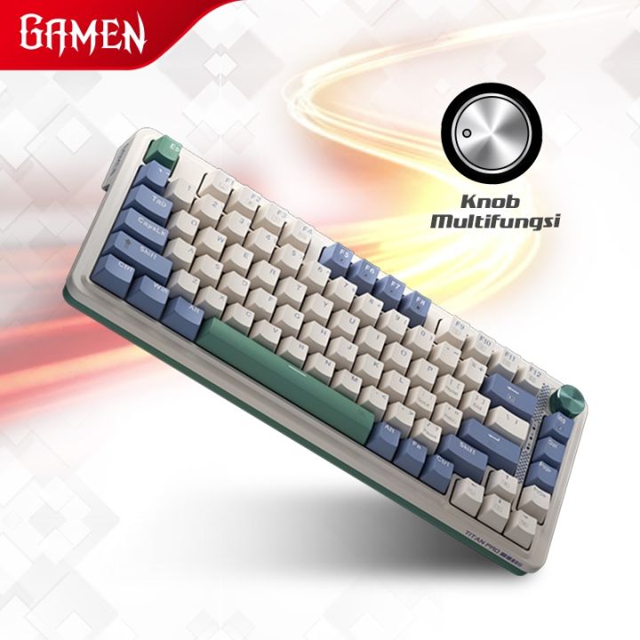 GAMEN Titan Pro Gaming Mechanical Keyboard Linear Switch Gasket Mount ...
