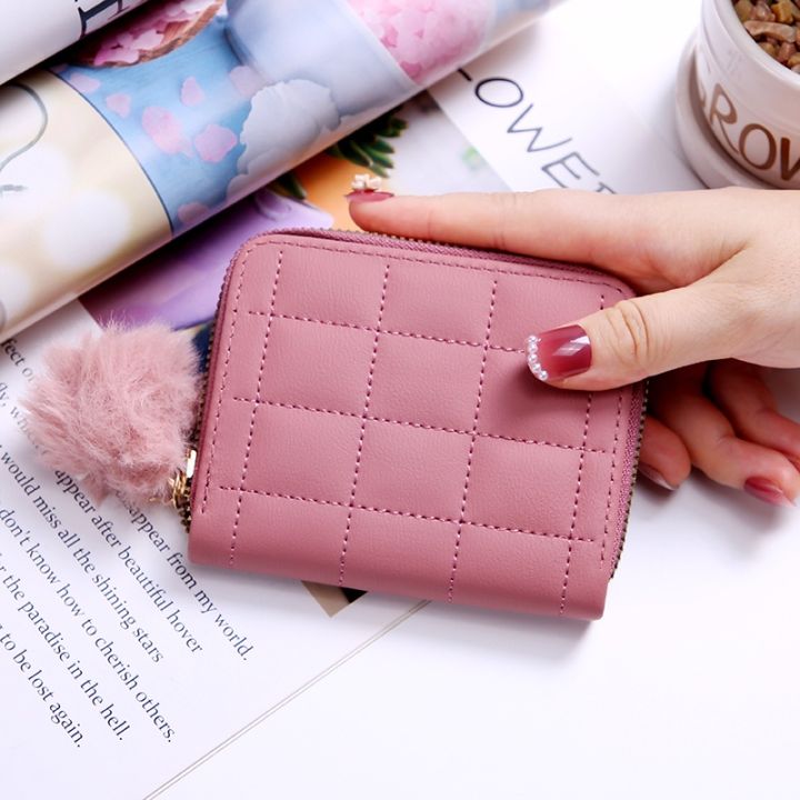 UISNMALL #6135 Korean Cute Women Pu Leather Mini Wallet Card Key Holder ...