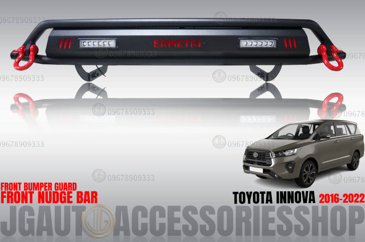 TOYOTA INNOVA 2016 TO 2024 STEEL FRONT BUMPER NUDGE / BUMPER GUARD ...