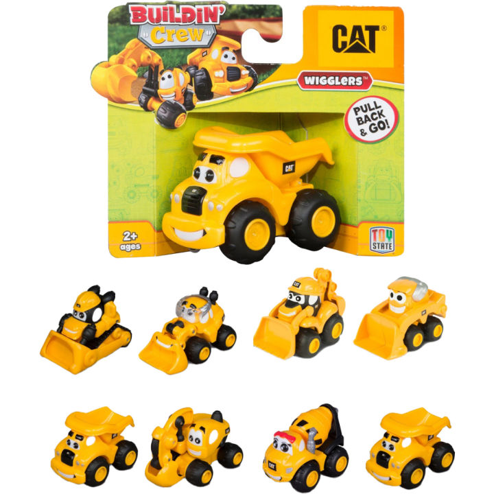 CAT Buildin' Crew Wigglers Vehicles รถก่อสร้าง แคท Caterpillar (CAT ...