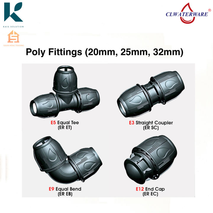 HDPE Poly Fittings 20mm 25mm 32mm /Poly Pipe Connector /Poly Equal Tee ...