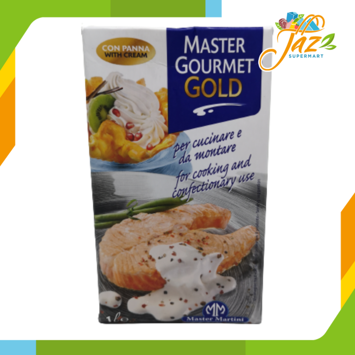 Master Martini Gourmet Gold Whip Cream (Non-Dairy Thick Cream),1L ...