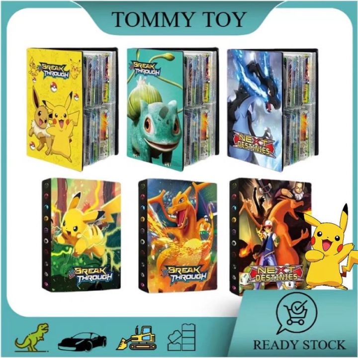 🇲🇾M'sia Stock 432/240Pcs Pokemon Cards Holder Album Book Anime Game ...