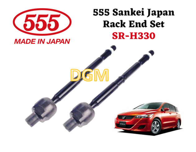 Original 555 Japan Rack End Set SR-H330 (2pc) for Honda Stream SMA 1.8 ...