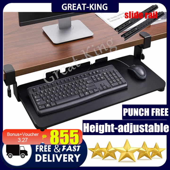 Great-King Computer Desktop Extension Board Punch-Free Keyboard ...