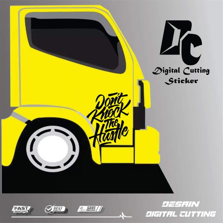 STICKER CUTTING LOGO GRAFITTI COCOK UNTUK KACA DAN BOCY TRUCK MOBIL ...