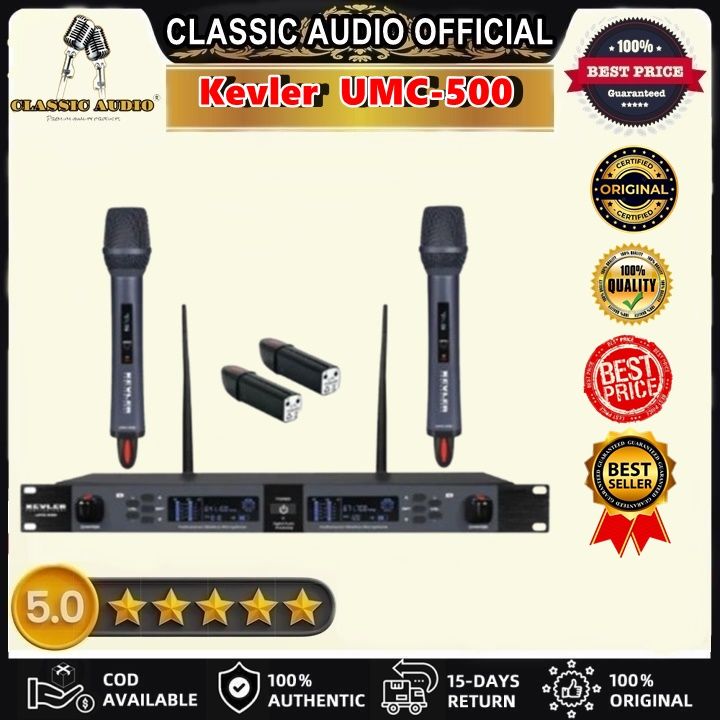 Kevler Professional UMC-500 Wireless Microphone (ORIGINAL) CLASSIC AUDIO | Lazada PH