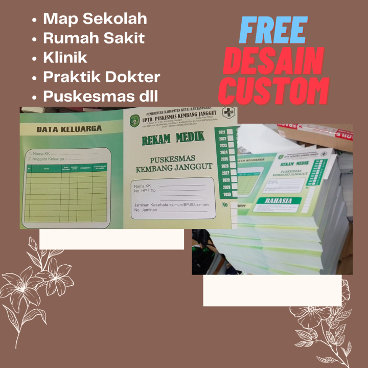 Map Rekam Medis, Praktik Dokter, Klinik. Bidan, RS, Khitan, Klinik ...