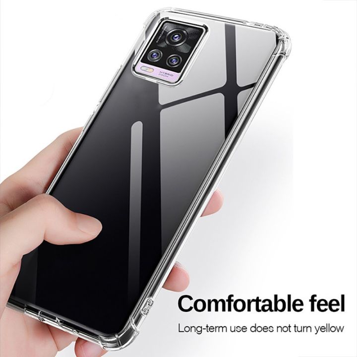Soft Shockproof Clear Case VIVO V29e V29 V27 V27e V25 V25e V23 V23e V21 V21e 5G V20 SE V19 Neo ...