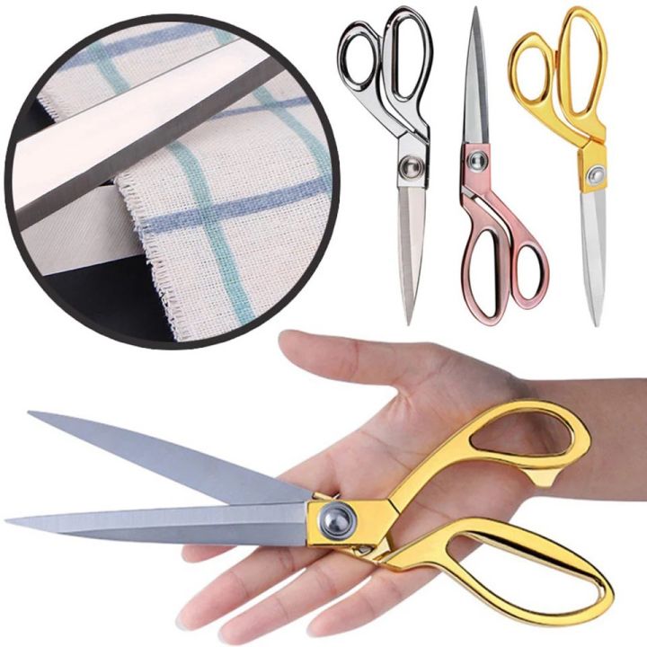 Tailor Scissors Galvanized Alloy Stainless Steel Large Scissors Clothes ...
