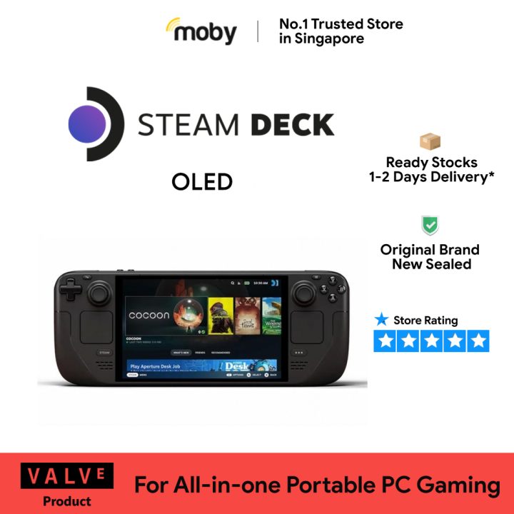 Steam Deck OLED 512GB / 1TB Portable Gaming Console | Lazada Singapore