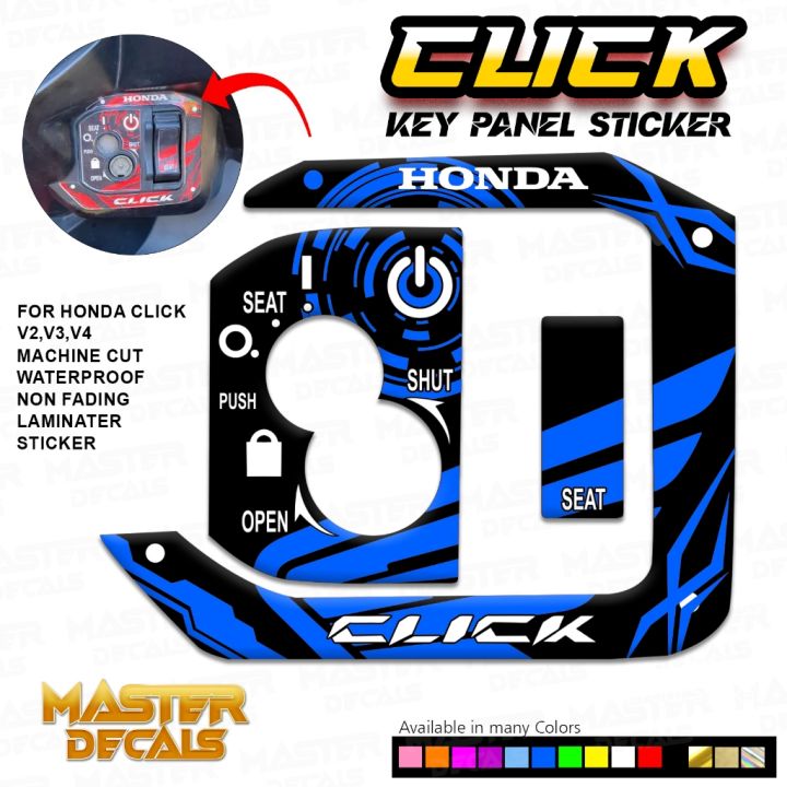Honda Click Key panel Sticker for v2,v3 and V4 | Lazada PH