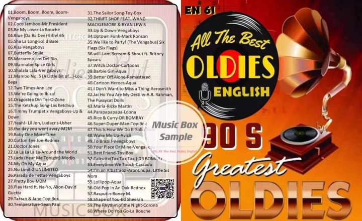 USB Pendrive EN61 English Song All The best 90an oldies | Lazada