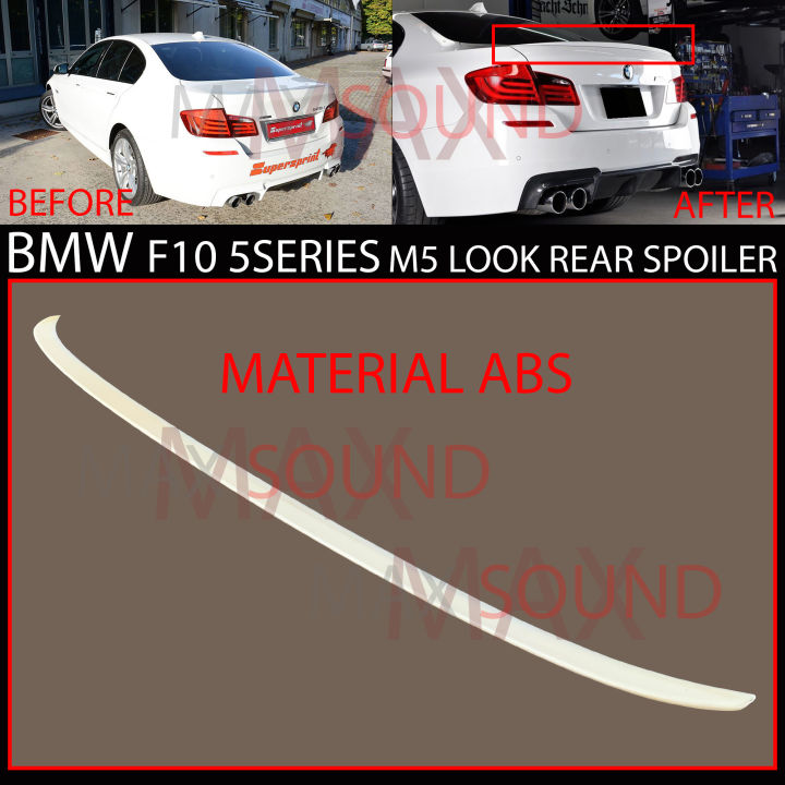 BMW F10 2010 UP M5 M SPORT 5SERIES 4 DOOR M5 LOOK REAR SPOILER TRUNK ...