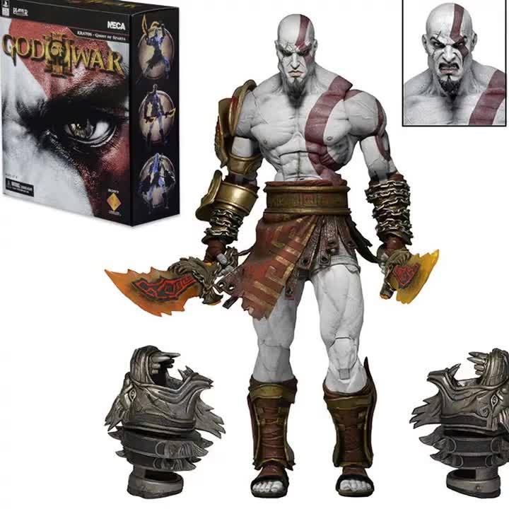 NECA God of War 3 Ultimate Kratos Kratos Grandmaster Kui Boxed Deluxe ...