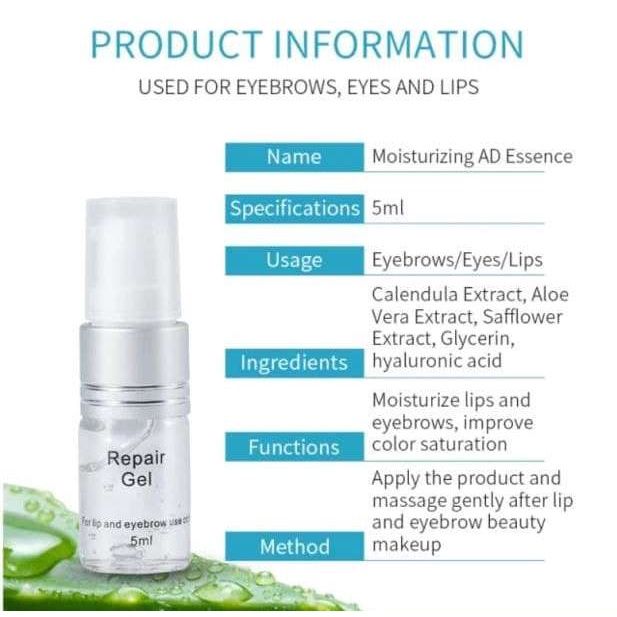 SPMU,Microblading and tattoo Aftercare Gel 5Ml for Color Fixation | Lazada PH