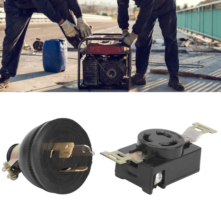 Copper Plug Socket Generator 3‑Hole Socket Plug Copper Easy ...