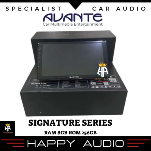 Head unit Android 9/10 Inch AVANTE SIGNATURE AD-9910 RAM 8GB ROM 256GB ...