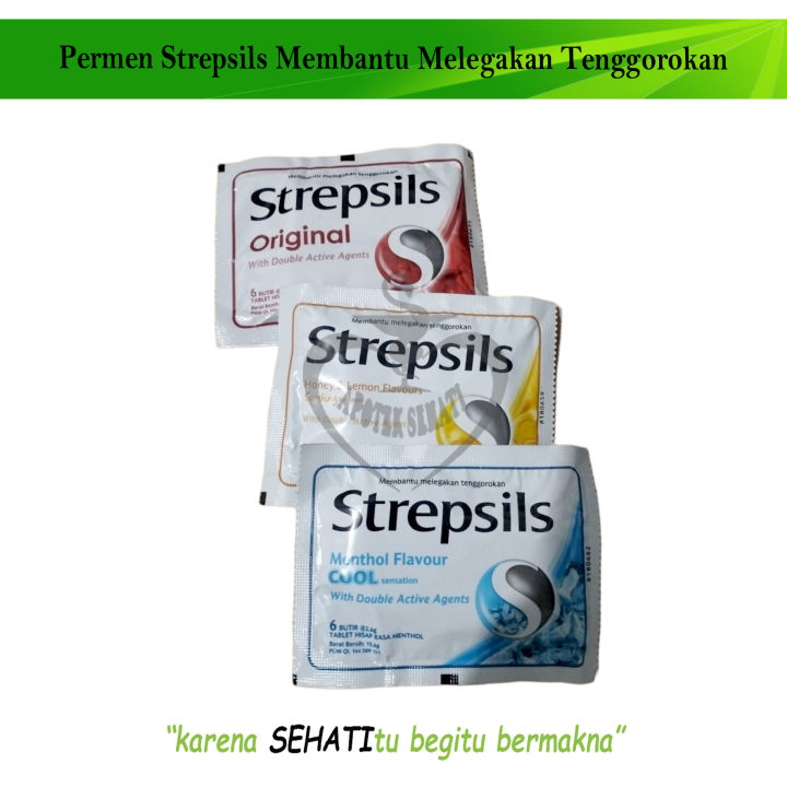 Strepsils Permen Pelega Tenggorokan Sachet isi 6 Butir | Lazada Indonesia