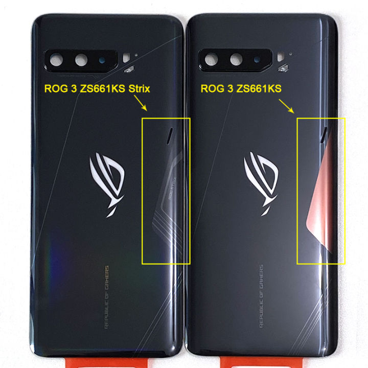 6.59 "Chính Hãng Cho Asus ROG 3 ROG Phone 3 ZS661KS Strix Nắp Lưng Ống ...