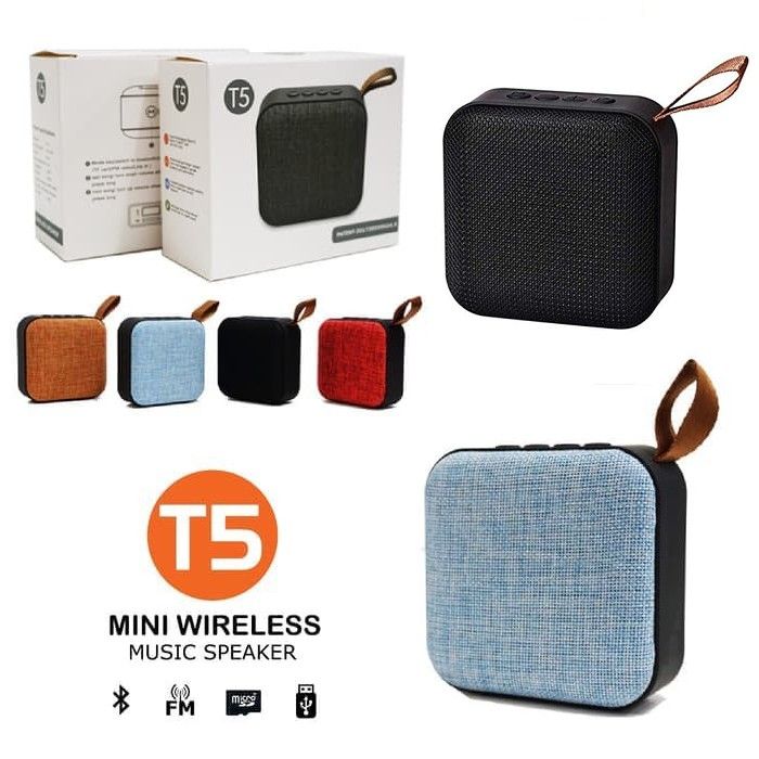 Speker Bluetooth T5 Speaker Kumputer Wireless Mega Bass Portable Mini ...