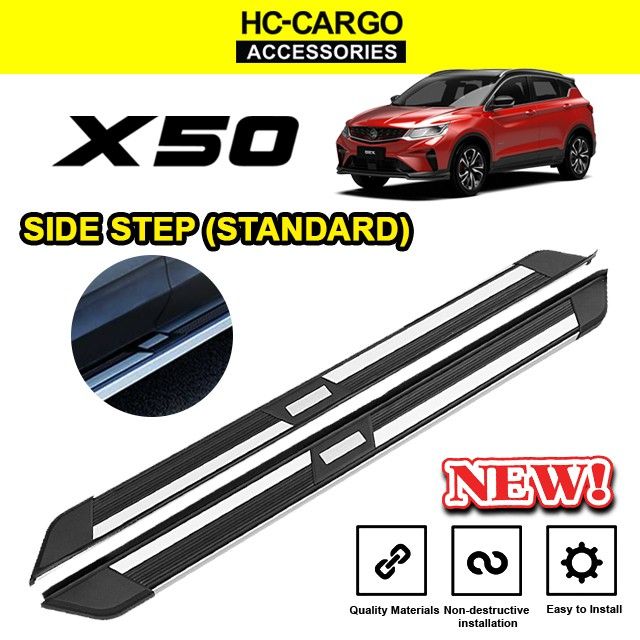 X50 Side Step Standard Running Board Side Step Installation with T&C ...