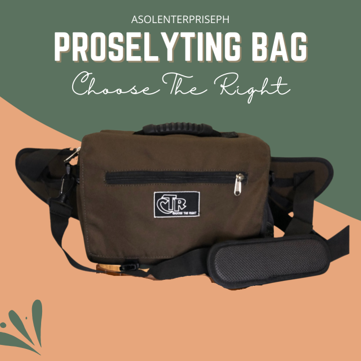 CTR Proselyting Missionary Bags For Elders & Sisters | 3-WAY BAG ...