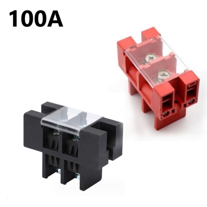 Heavy Duty 100A Pure Copper Terminal Block Connector for Energy Storage ...