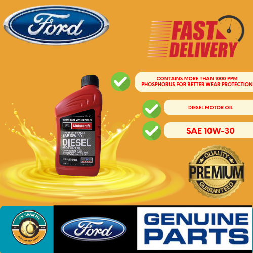 FORD motorcraft super duty formula SAE 10w-30 diesel motor oil 946ML ...