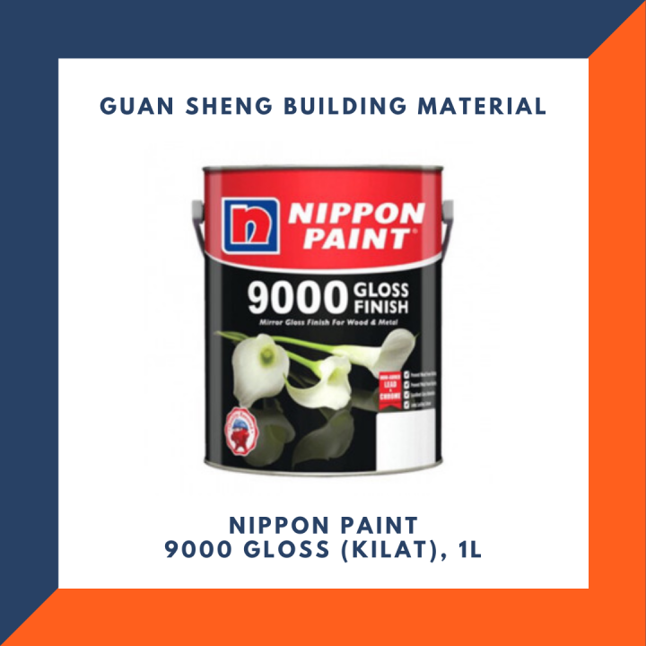 Nippon Paint- Grey Series, 9000 Gloss Finish (Kilat), Interior and ...