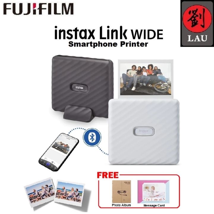 Fujifilm Instax Link Wide Smartphone Printer -The first ever Wide ...