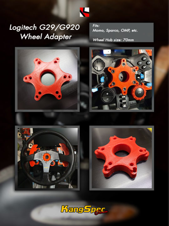 KangSpec Logitech G29/G920/G923 70mm Wheel Adapter | Lazada PH