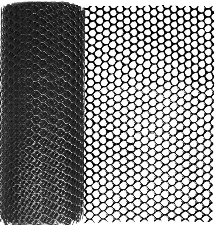 dainteliving Black plastic flat net stair guardrail encryption plastic ...