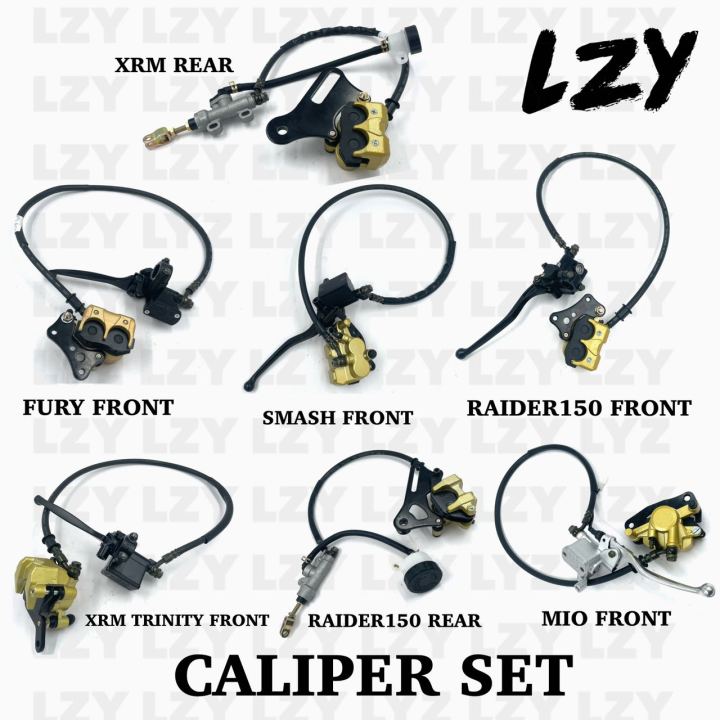 LZY Brake Caliper Set Assy Front Rear Motorcycle XRM TRINITY MIO ...